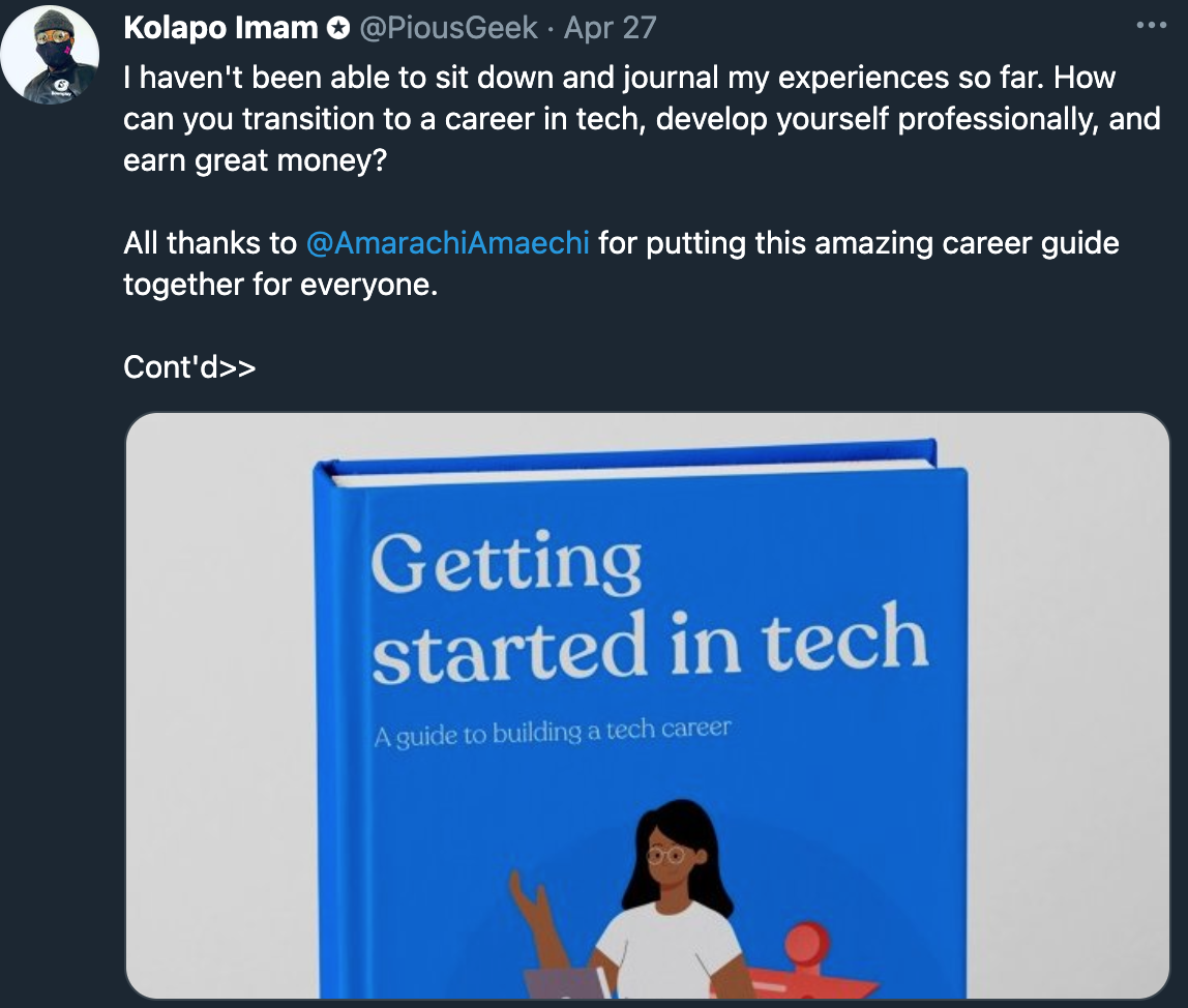 Getting Started in Tech: A guide to building a tech career