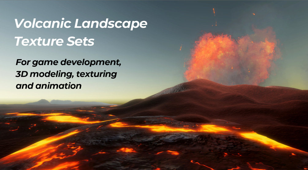 Volcanic Environment Level Design Assets