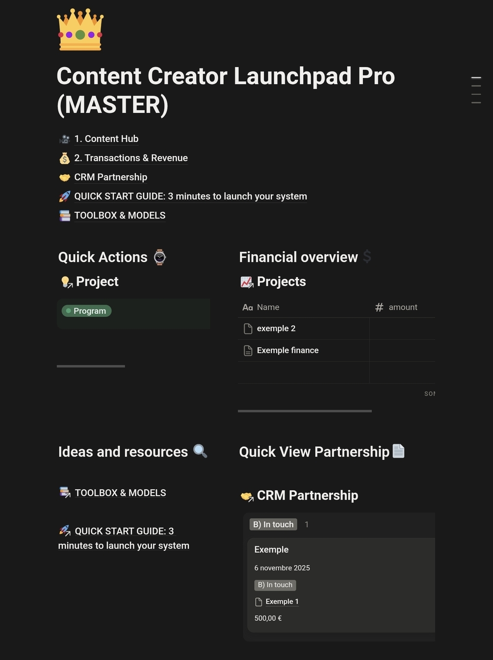 Content Creator Launchpad Pro (MASTER)