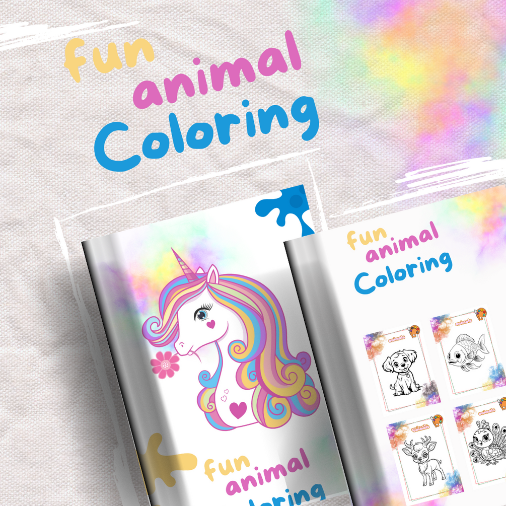Fun animal coloring