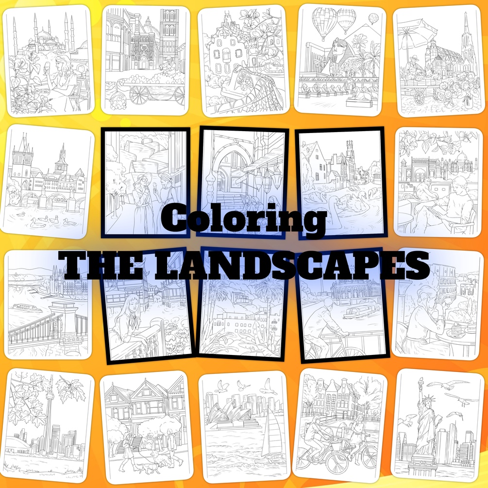 Coloring THE LANDSCAPES