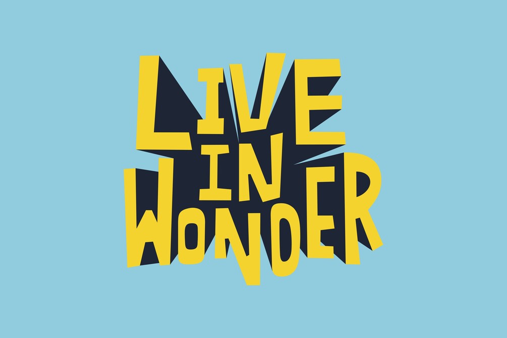Live In Wonder Poster