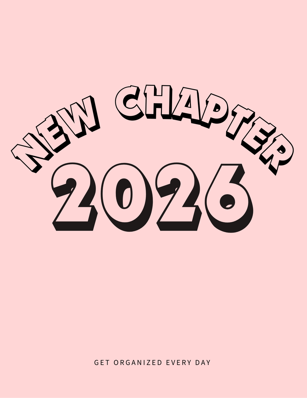 New Chapter 2026 – Minimalist Aesthetic Planner | Daily, Weekly ...