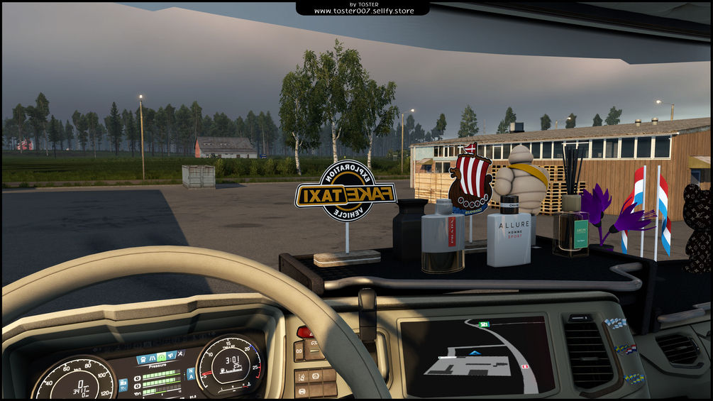 3D LED Logos Stand ETS 2