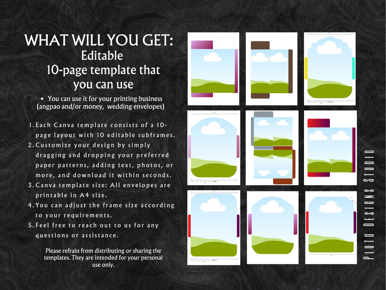 Drag and Drop Money Envelope Template, Custom Printable Money Envelope ...