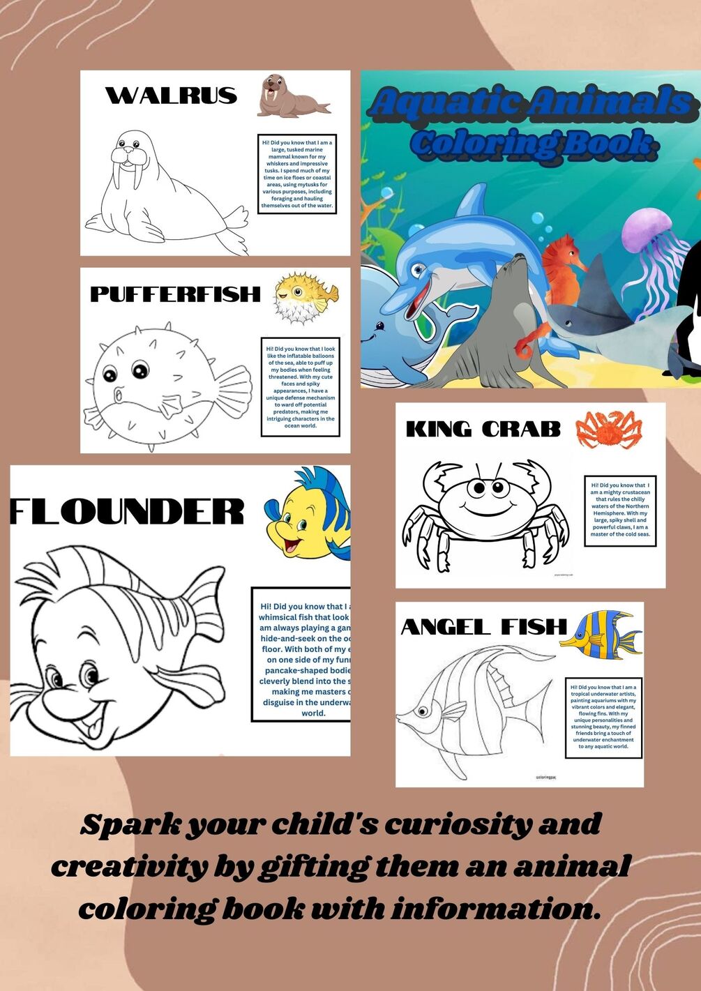 Coloring Book for Children with Interesting Facts