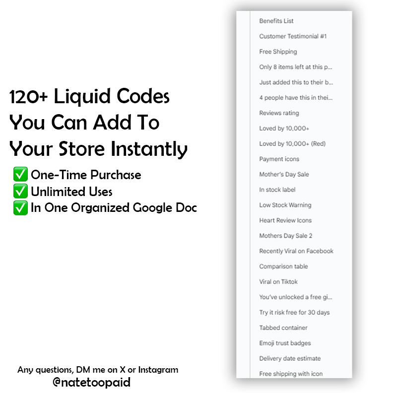 120+ Custom Liquids for E-commerce