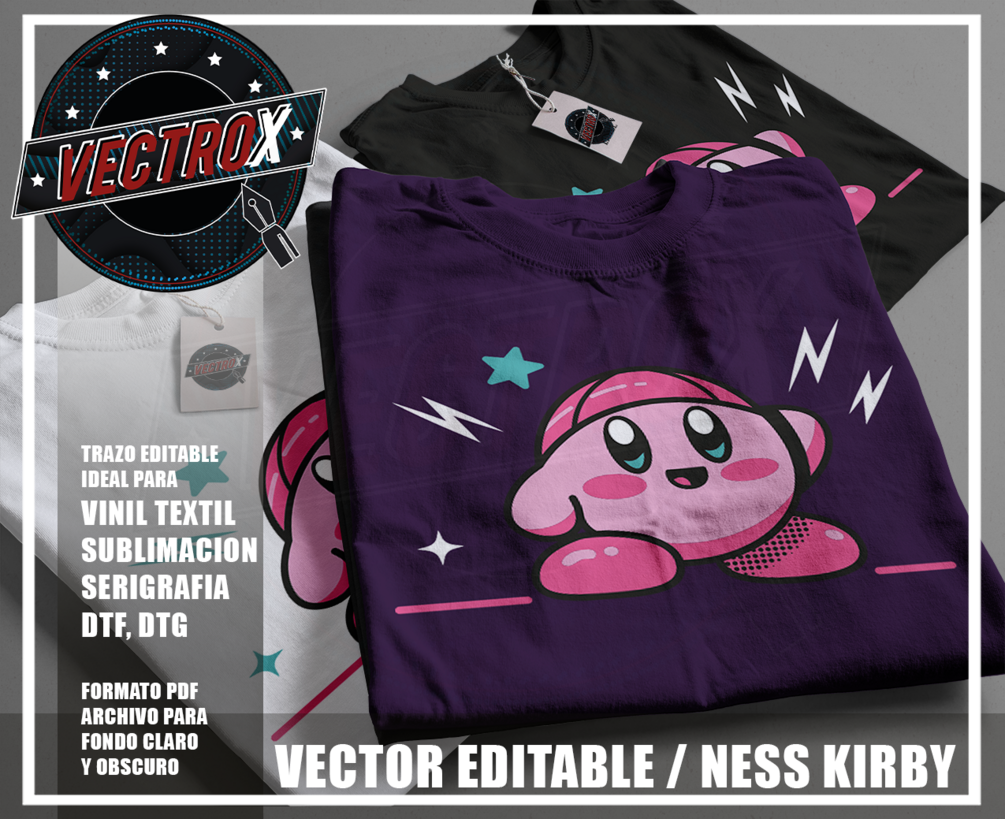 Vector Editable - Ness Kirby