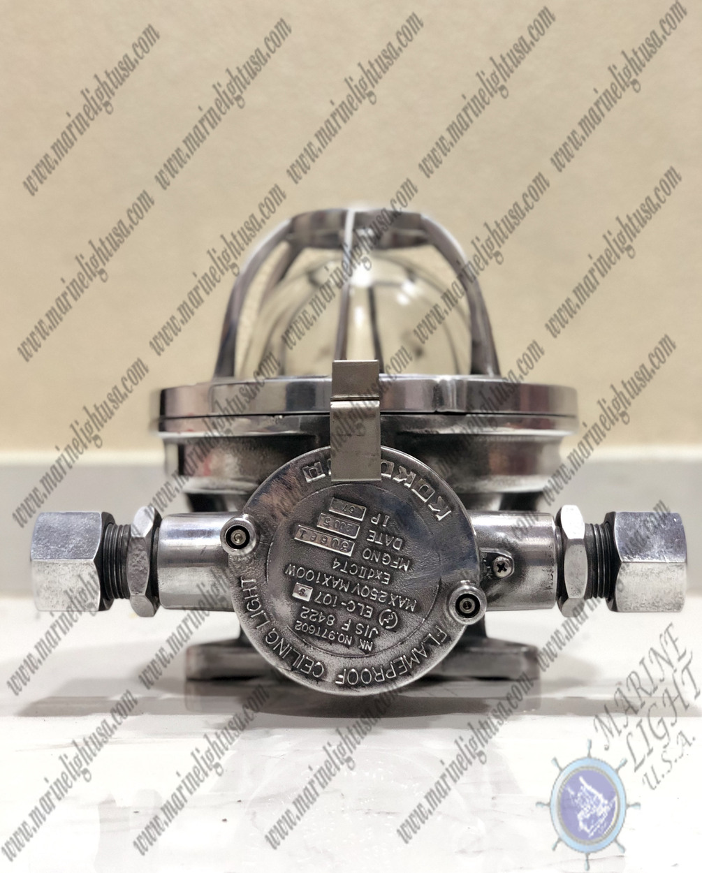 Original Ship Reclaimed Kokosha Explosion Proof Bulkhead Light