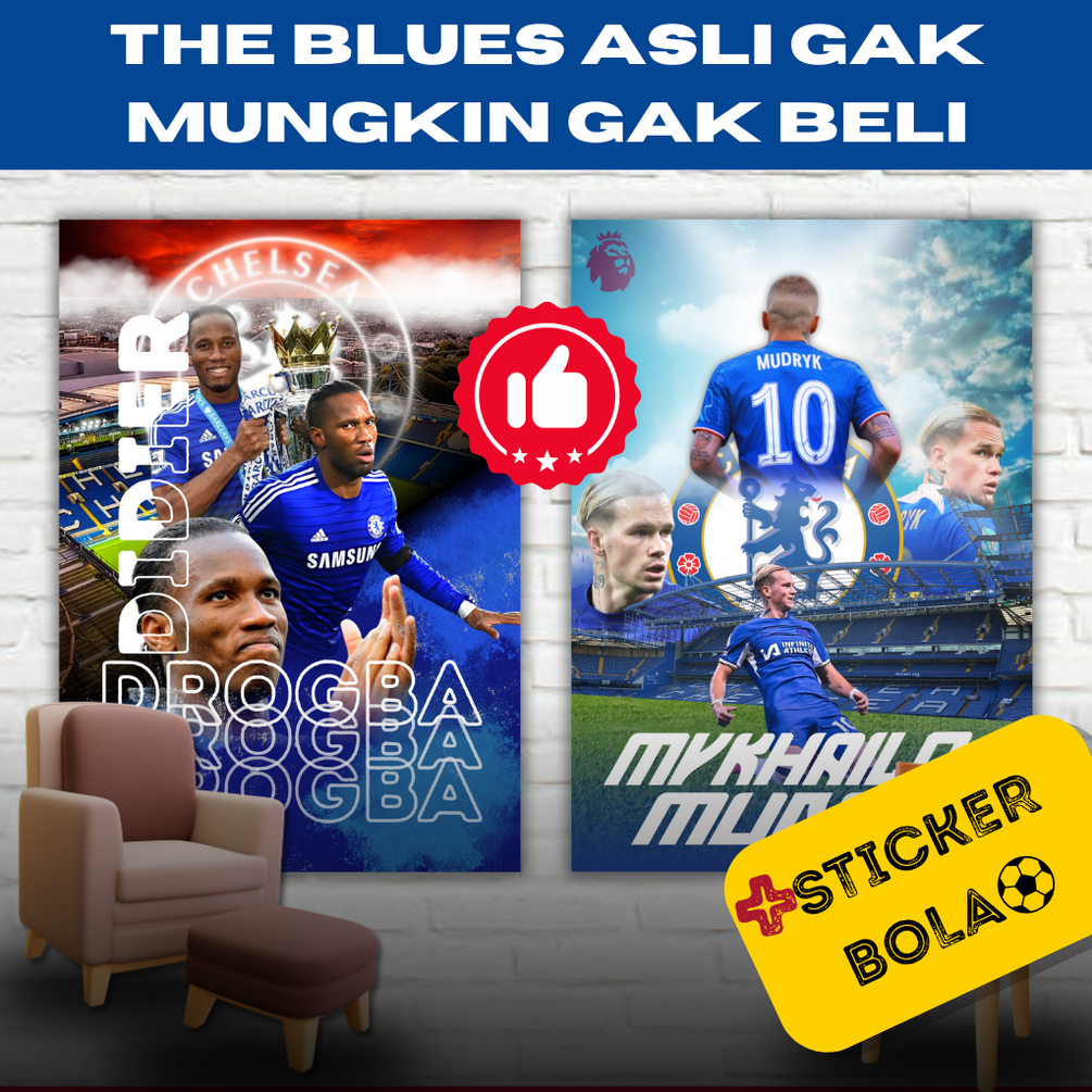 Poster The Blues Chelsea 2 Templates