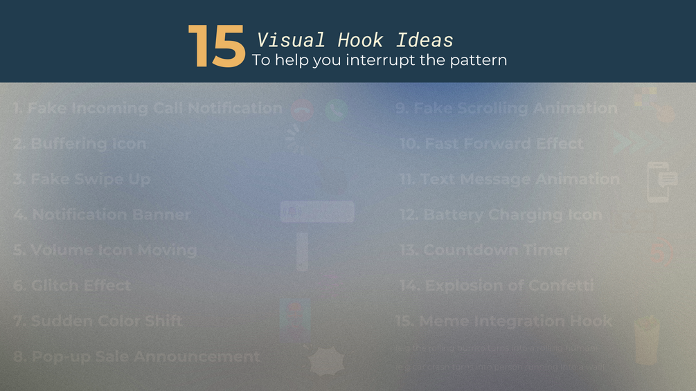 Visual Hook Ideas