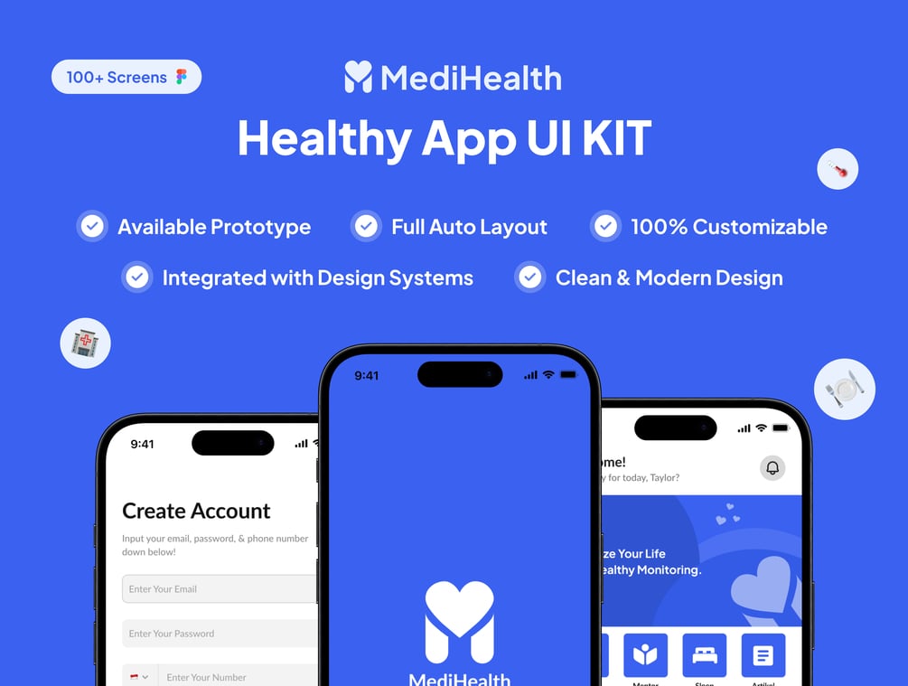 MediHealth - App UI Kit