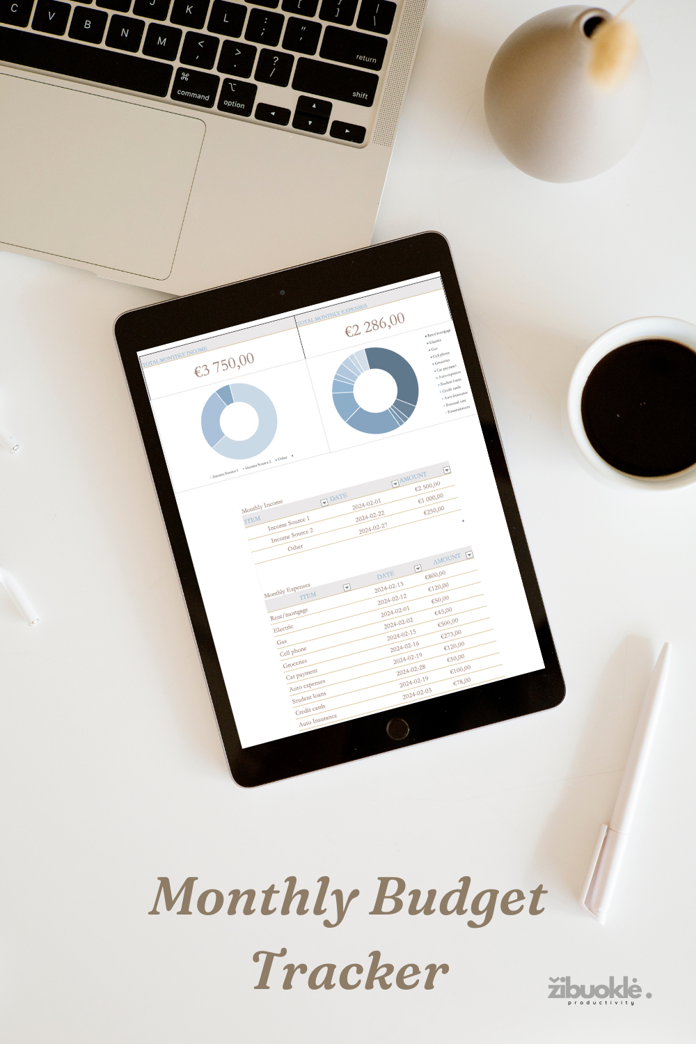 Excel Budget Monthly Tracker Pro: Effortless Financial Management