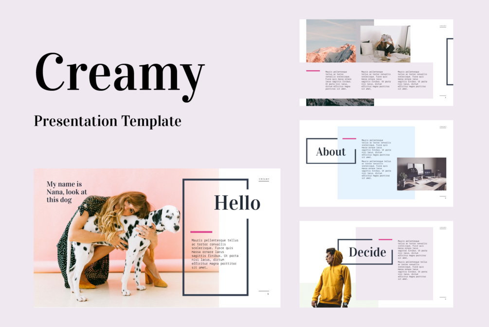 Creamy Presentation Template