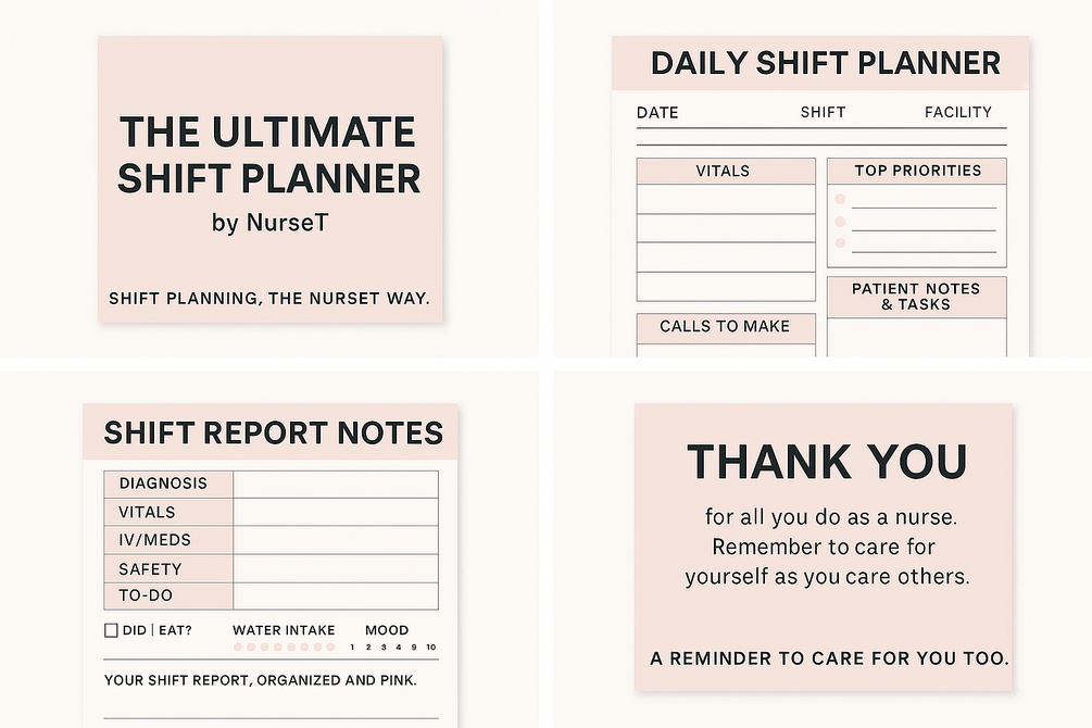 The Ultimate Shift Planner by NurseT