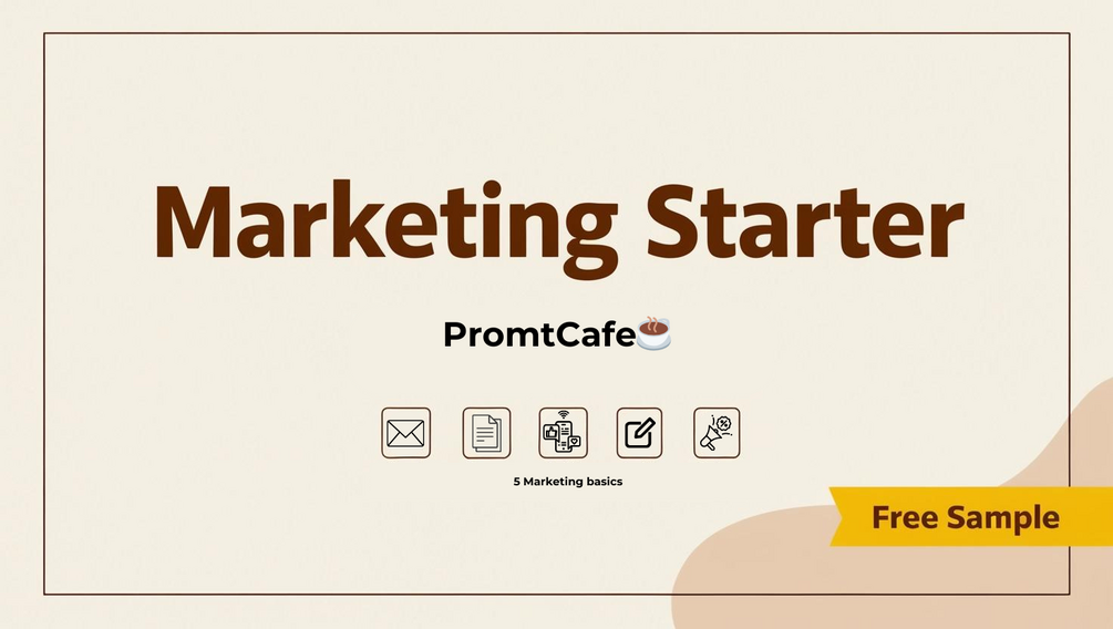 Marketing Starter: Free 5-Prompt Sampler