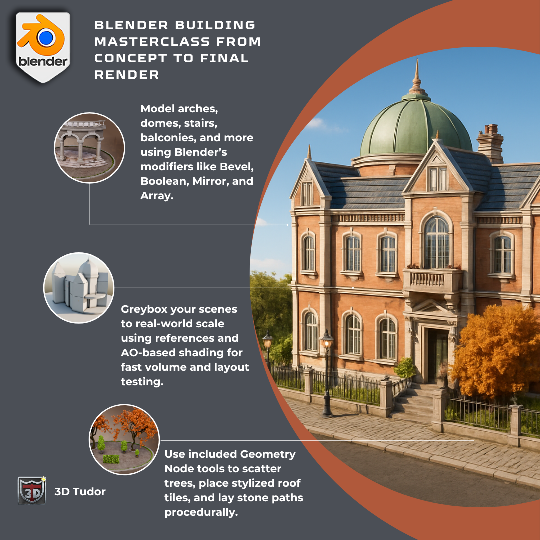 Blender Building Masterclass from Concept to Final Render - Superhive ...
