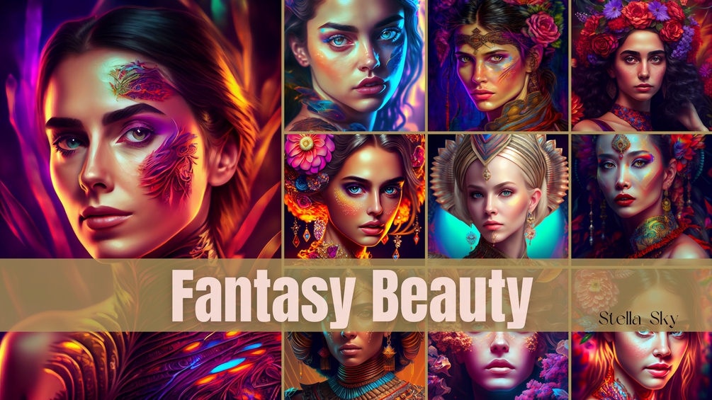 Fantasy Beauty portraits - Wallpaper Collection