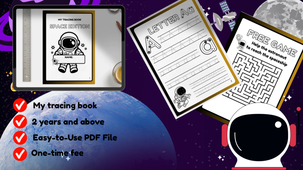 MY TRACING BOOK SPACE EDITION