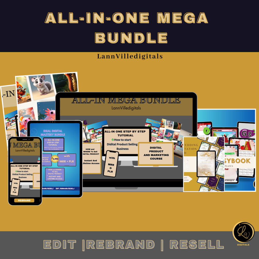 (lannvilledigitals) all-in-one-mega bundle