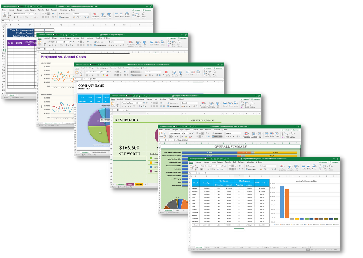 300 Excel Spreadsheet Template
