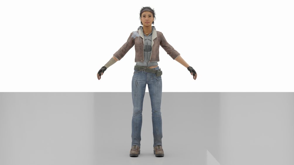 Half Life Alyx: Alyx Vance 3d Model