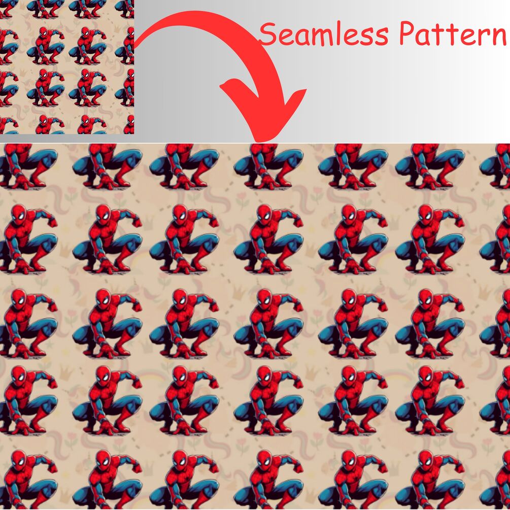Cartoon Digital Seamless Pattern Texture,Digital Download,Journal Print ...