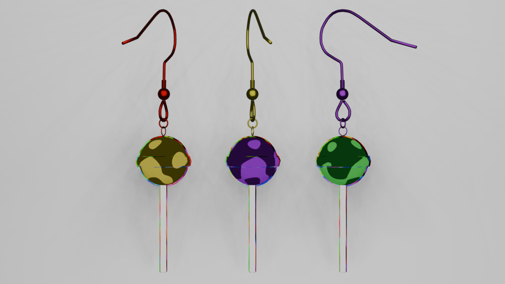 Earring Lollipop | Vrchat Asset