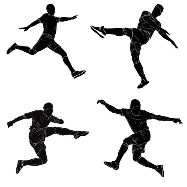 FREE !! Football Player - Set of 4 designs