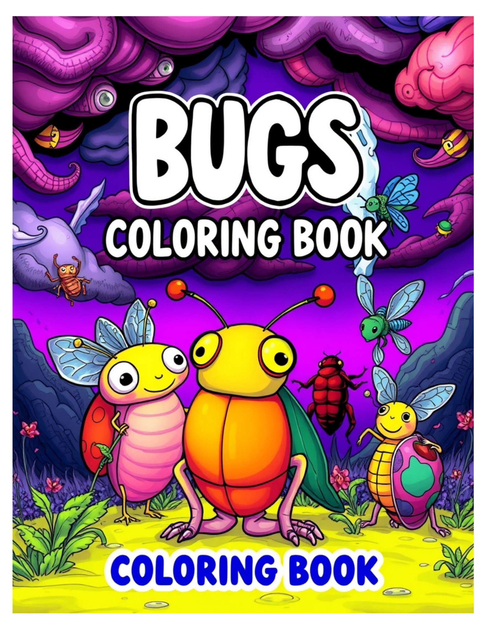 Bugs and Insects Coloring Book