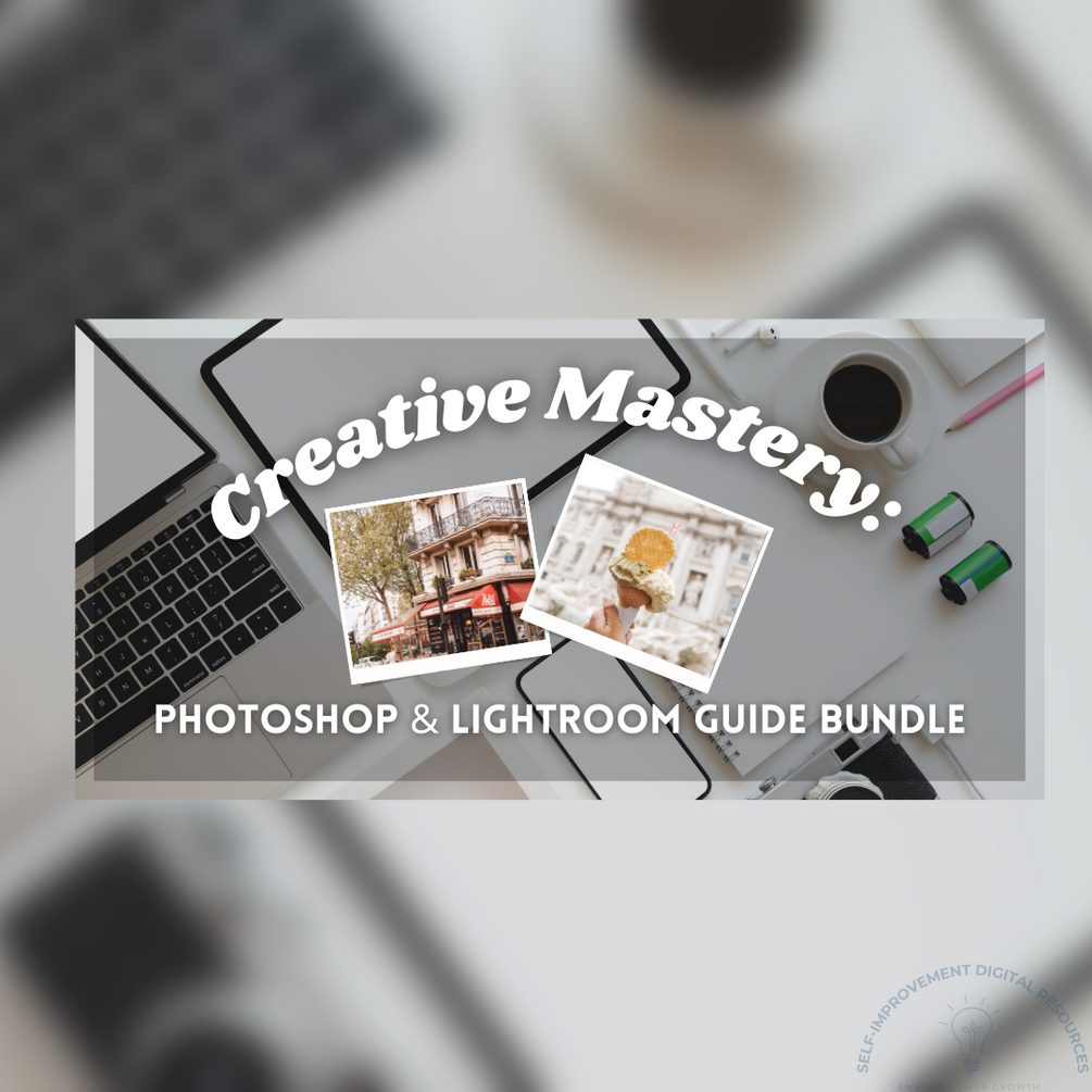 Creative Mastery: Photoshop & Lightroom Guide Bundle