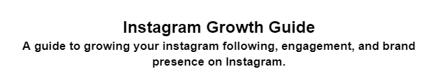 Ultimate Instagram Growth Guide: How To Sky Rocket Your Instagram ...