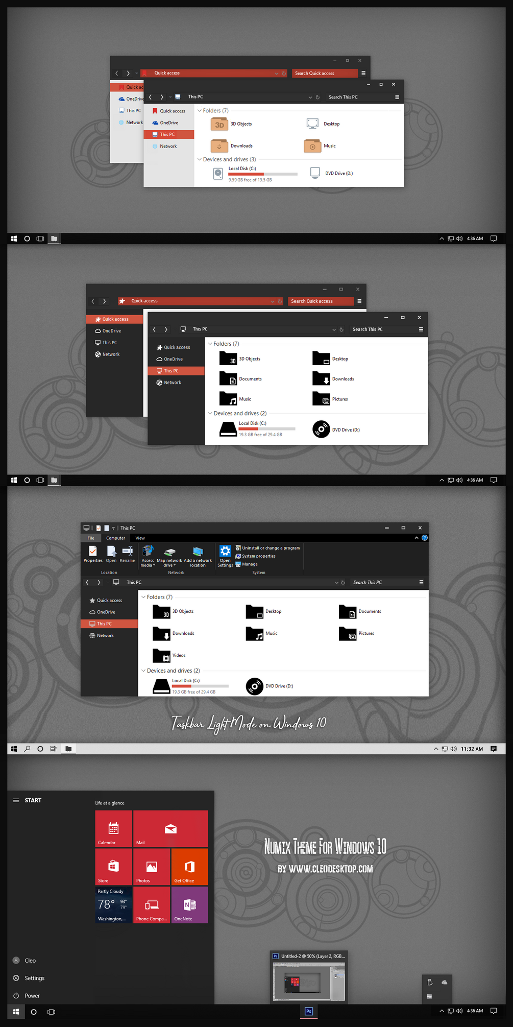 Numix Full Version Theme For All Windows 10