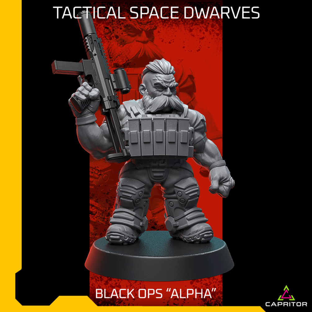 Tactical Space Dwarves - Black Ops Alfa
