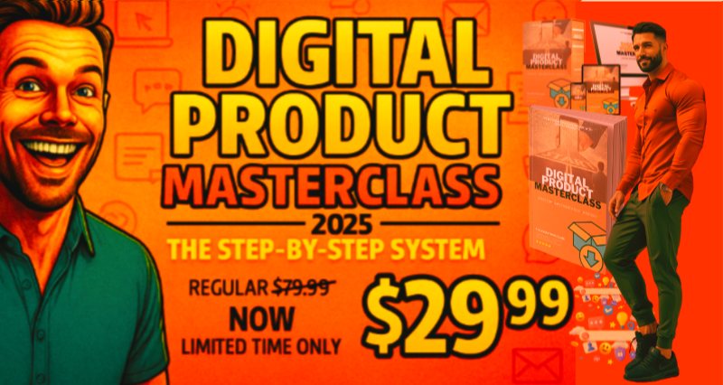 💻 Digital Product Masterclass 2025 — The Step-By-Step System to Create, Launch, and Scale ...