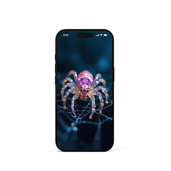 Crystal Spider Fantasy Wallpaper