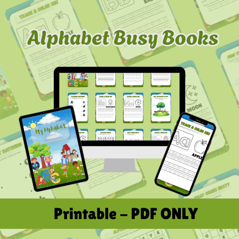 Alphabet Busy Book for Kids
