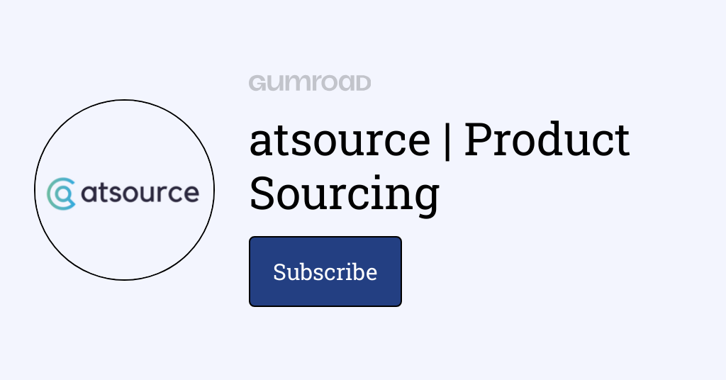 atsource | Product Sourcing