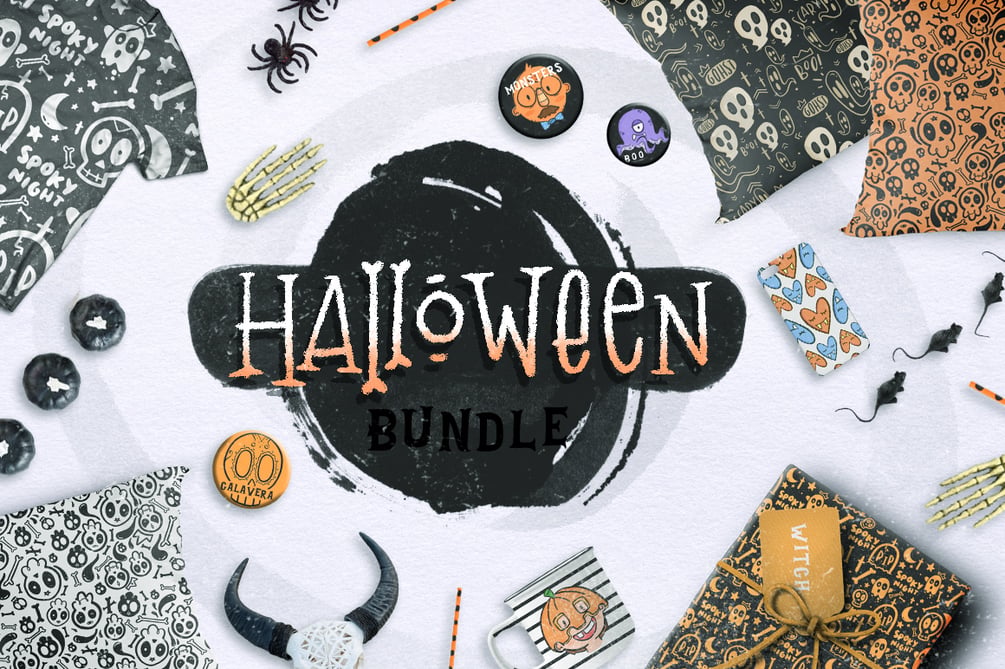 Halloween BUNDLE + 150 ELEMENTS!
