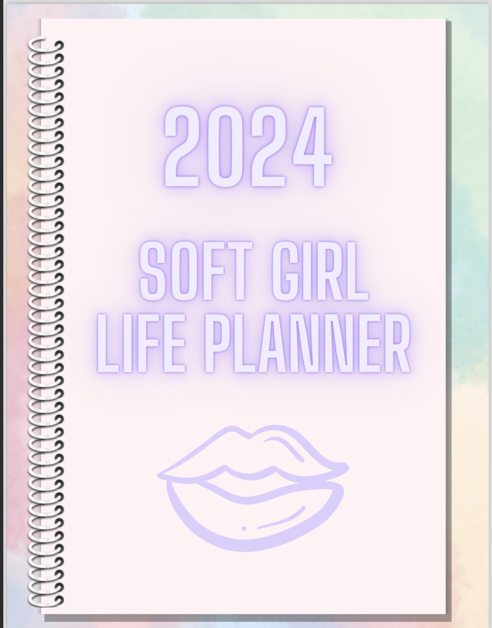 2024 Soft Girl Life Planner
