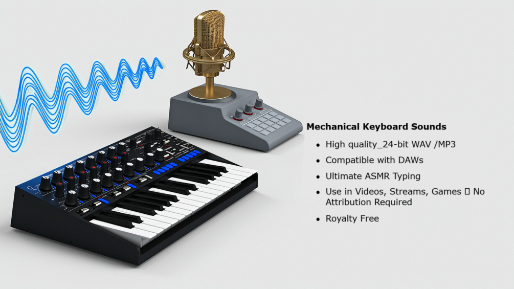 Sound Effect_ Mechanical Keyboard Typing_ In Forest _ Royalty-Free