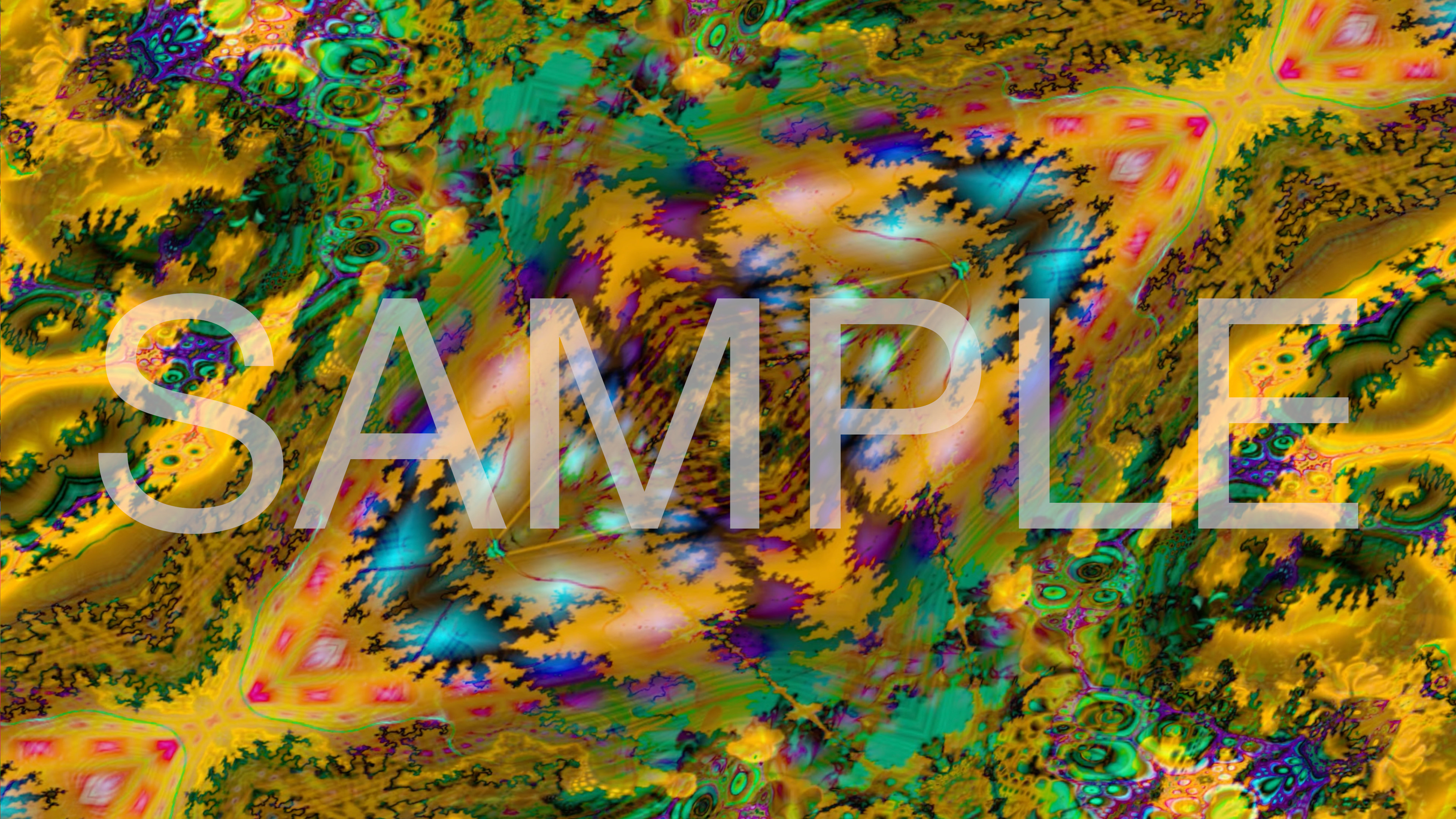 5 Pack Multi Purpose 4K Digital Art #15 - Psychedelic printable art for ...