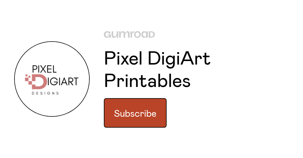 Pixel DigiArt Printables