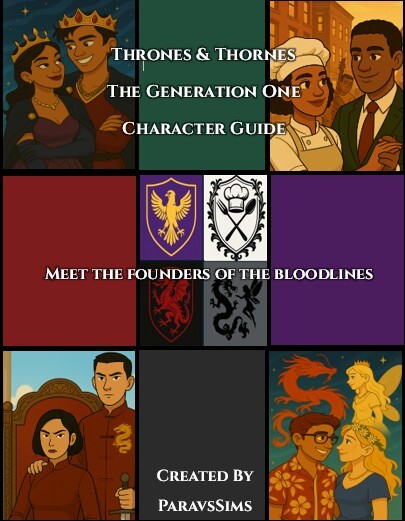 Thrones and Thornes Gen 1 Character Guidebook