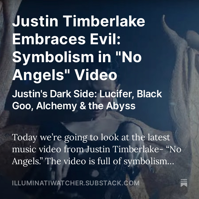 Justin Timberlake Embraces Evil: Symbolism in "No Angels" Video! Justin ...