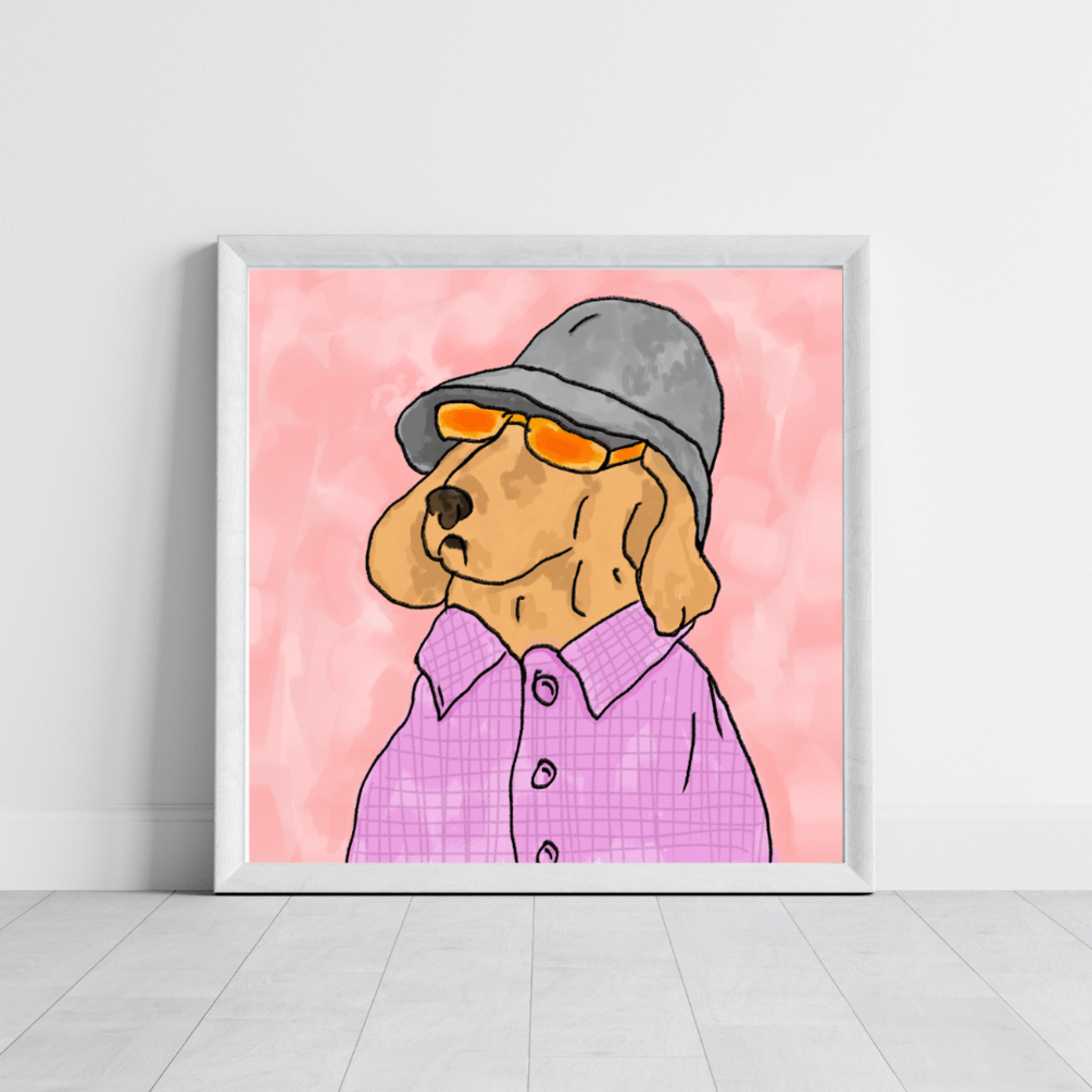 Cool Dawg Digital Art - Wall Art | Digital Download