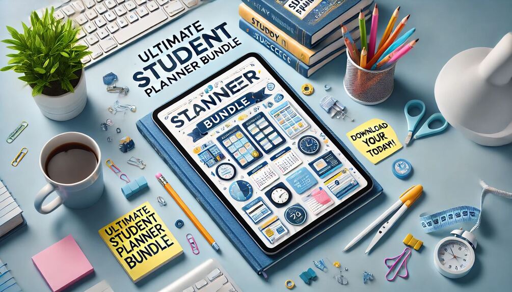Ultimate Student Planner Bundle: Stay Organized & Ace Your Exams