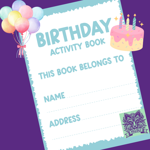 Birthday Activity Book