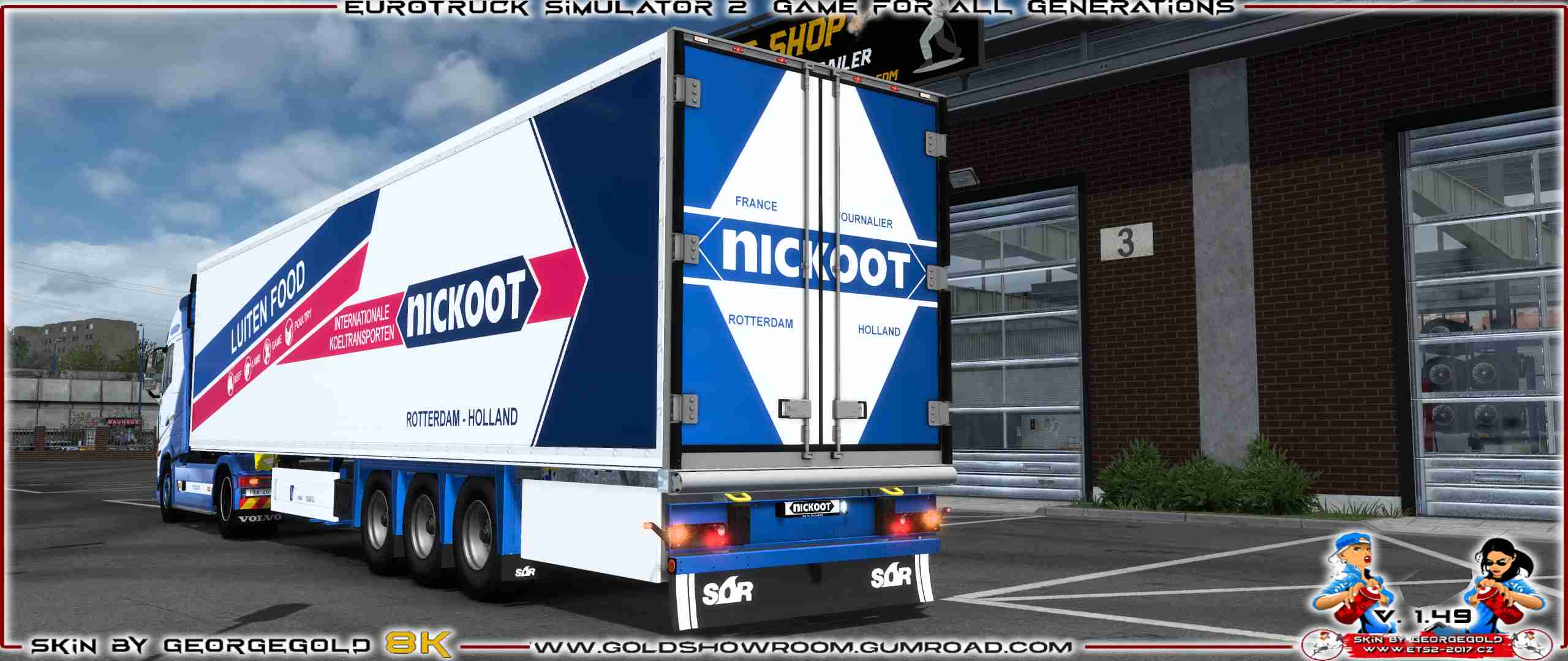 ETS 2 Skin Combo Volvo FH 2022 by Sanax Nickoot