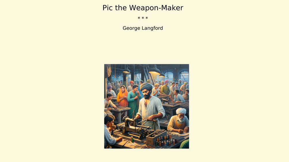 Pic the Weapon-Maker